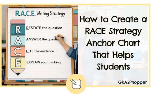 How to Create a RACE Strategy Anchor Chart That Helps Students ...